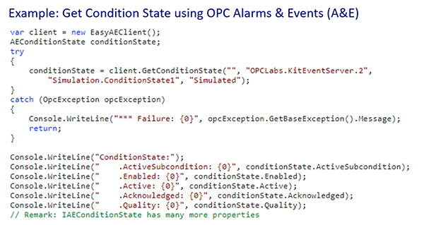 OPC Data Client UA, DA, A&E, XML-DA Development Toolkit