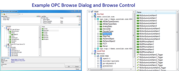 OPC Data Client UA, DA, A&E, XML-DA Development Toolkit