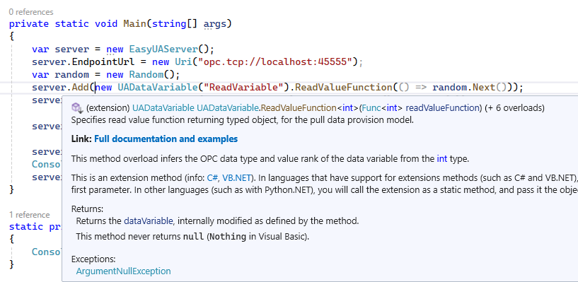 OPC Wizard OPC UA Server Rapid Development Toolkit